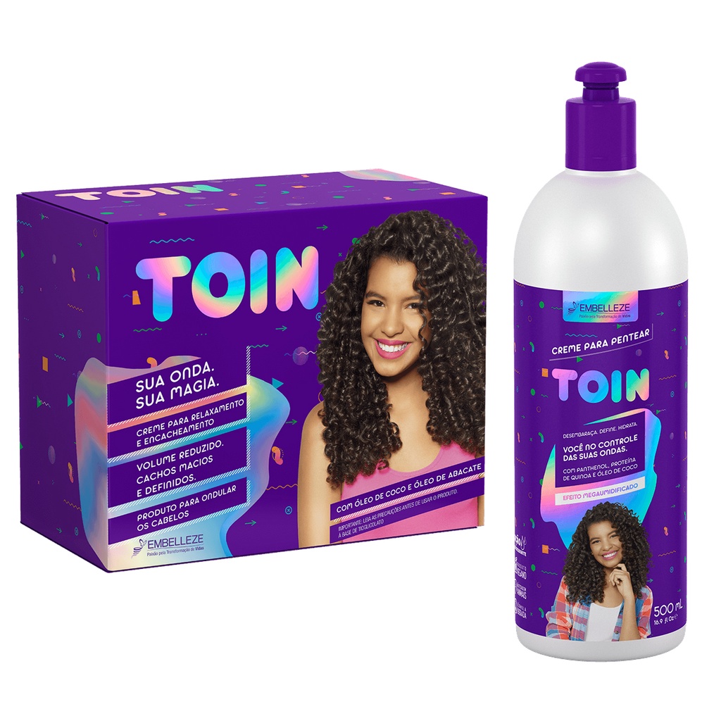 Kit Alisante Toin Infantil Relaxamento + Creme Pentear 500ml | Shopee ...