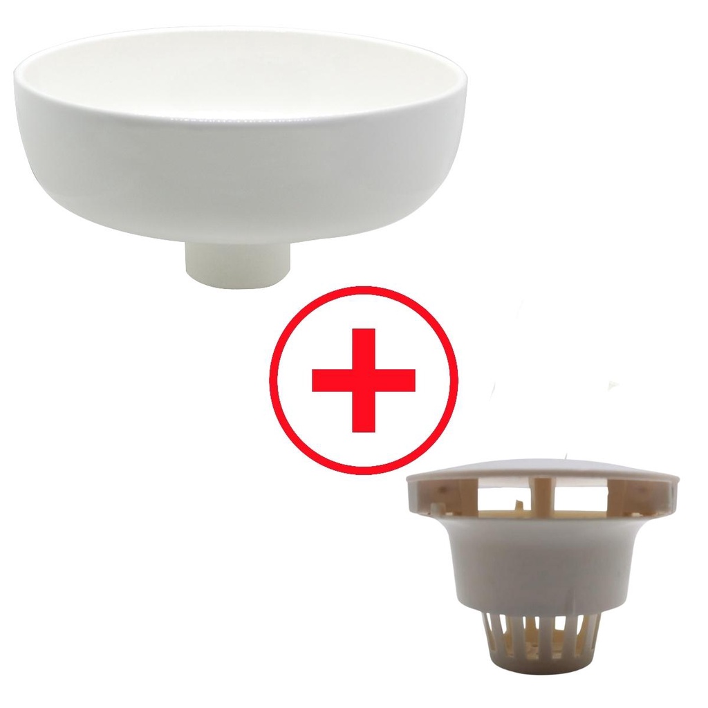 Kit Cuba de Porcelana Kavo / Gnatus com Ralo e Tampa p/ Ralo | Shopee ...