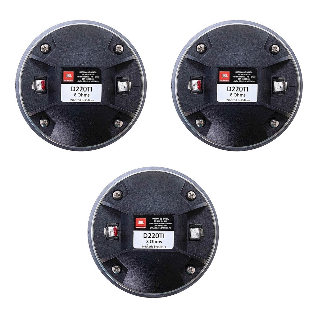 Kit 3 Driver Jbl Selenium Potente D220ti Som Corneta 8Ohms | Shopee Brasil