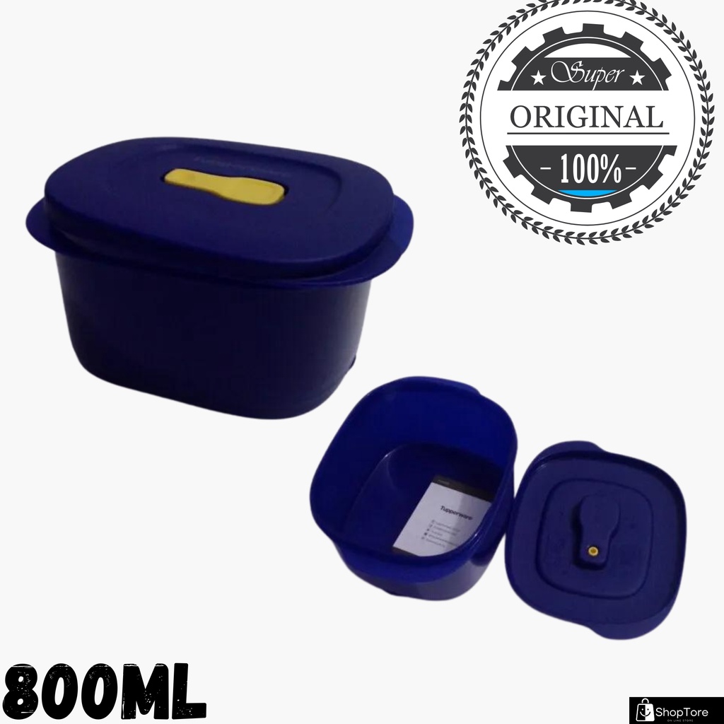 Tupperware Cristalwave Quadrado 800ml Ideal Para Marmita | Shopee Brasil