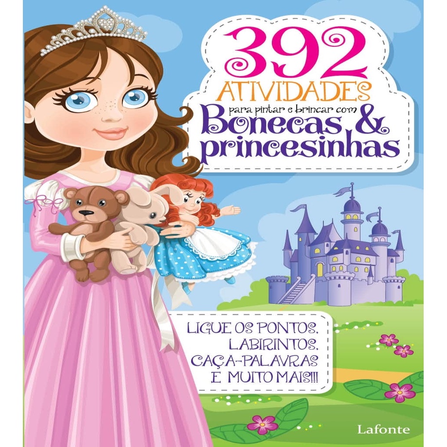 392 Atividades Para Pintar e Brincar Com bonecas e Princesas autor ...