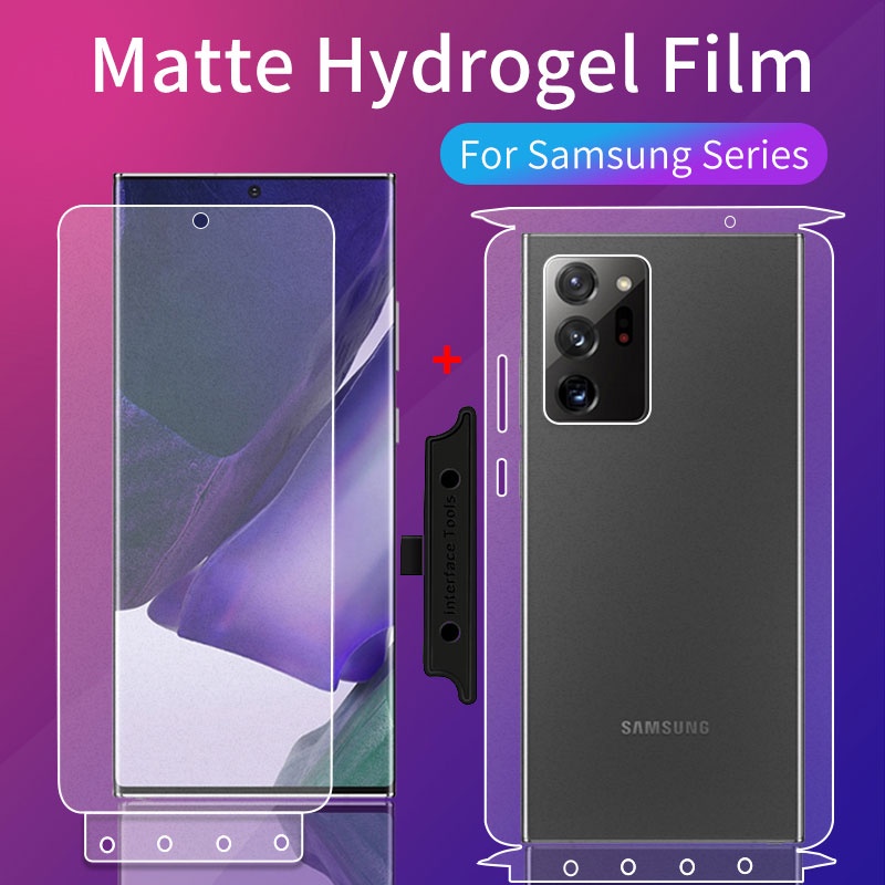 Película Flexível Hidrogel para Samsung Galaxy S23 S22 S21 S20 S10 Ultra Plus S20 fe S10e Note ...