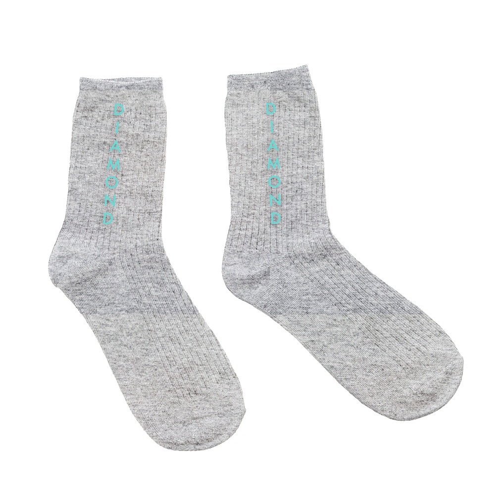 Meia Masculina Cano Alto Diamond Hobbs Crew | Shopee Brasil