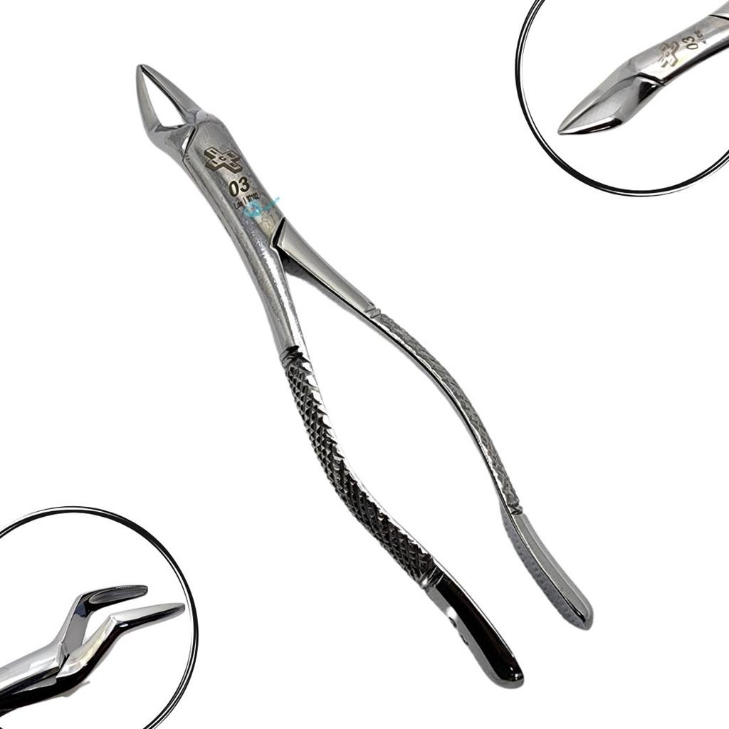 Forceps Infantil No3 Pre-molares E Raizes Inferiores - Ice | Shopee Brasil