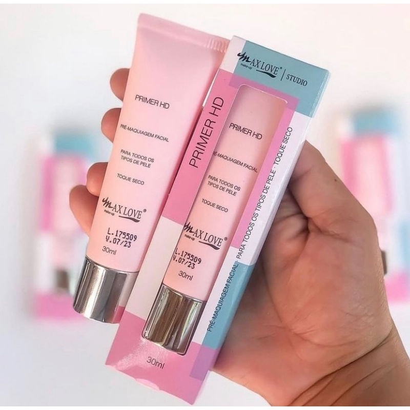 Primer hd Max Love toque seco | Shopee Brasil