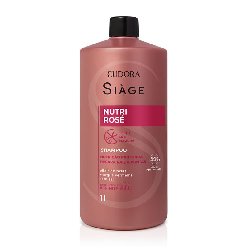 Siage Nutri Rose Shampoo 1L - Eudora | Shopee Brasil