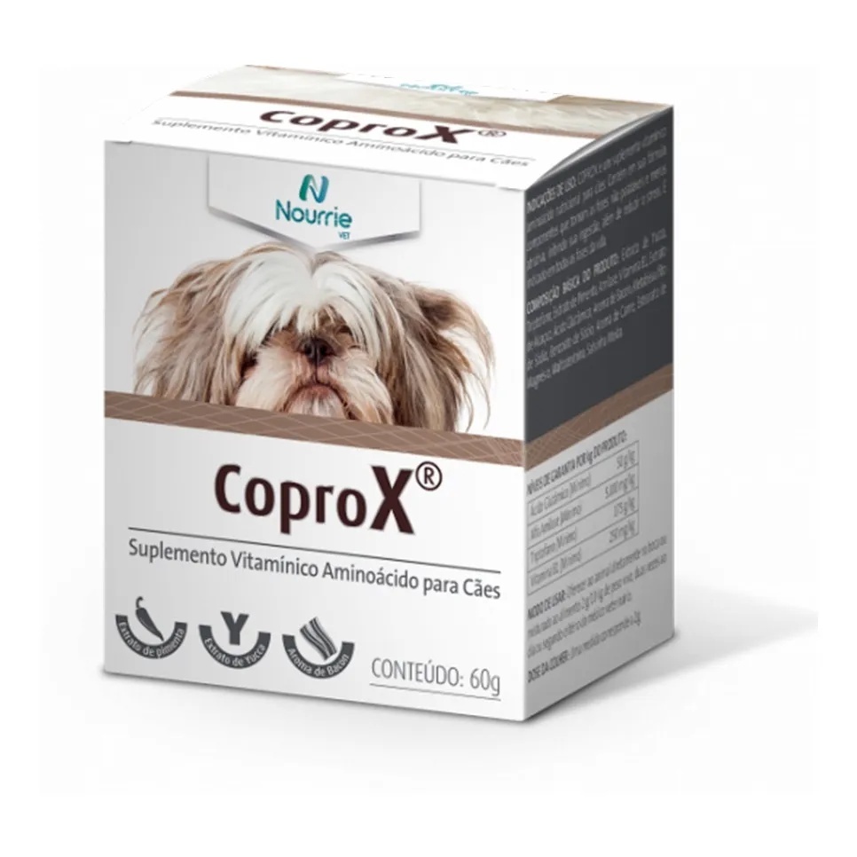 CoproX 60g Suplemento Alimentar De Cães Para Coprofagia | Shopee Brasil