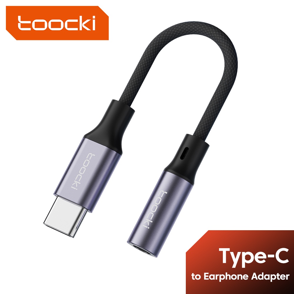 Adaptador Aux De Porta Toocki USB C A 3,5mm Para Tipo Fone De Ouvido De ...
