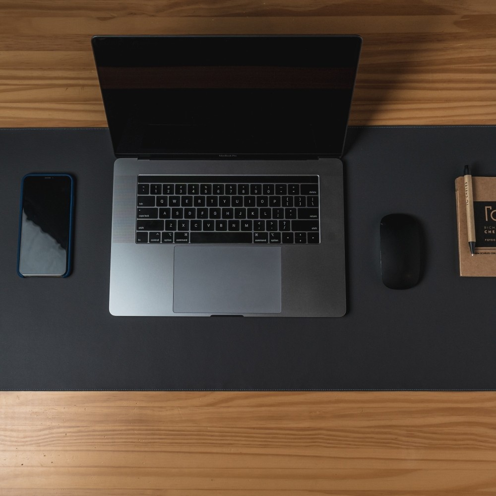 Deskpad Mouse Pad Home Office Work Couro 90x40 Extra Grande | Shopee Brasil
