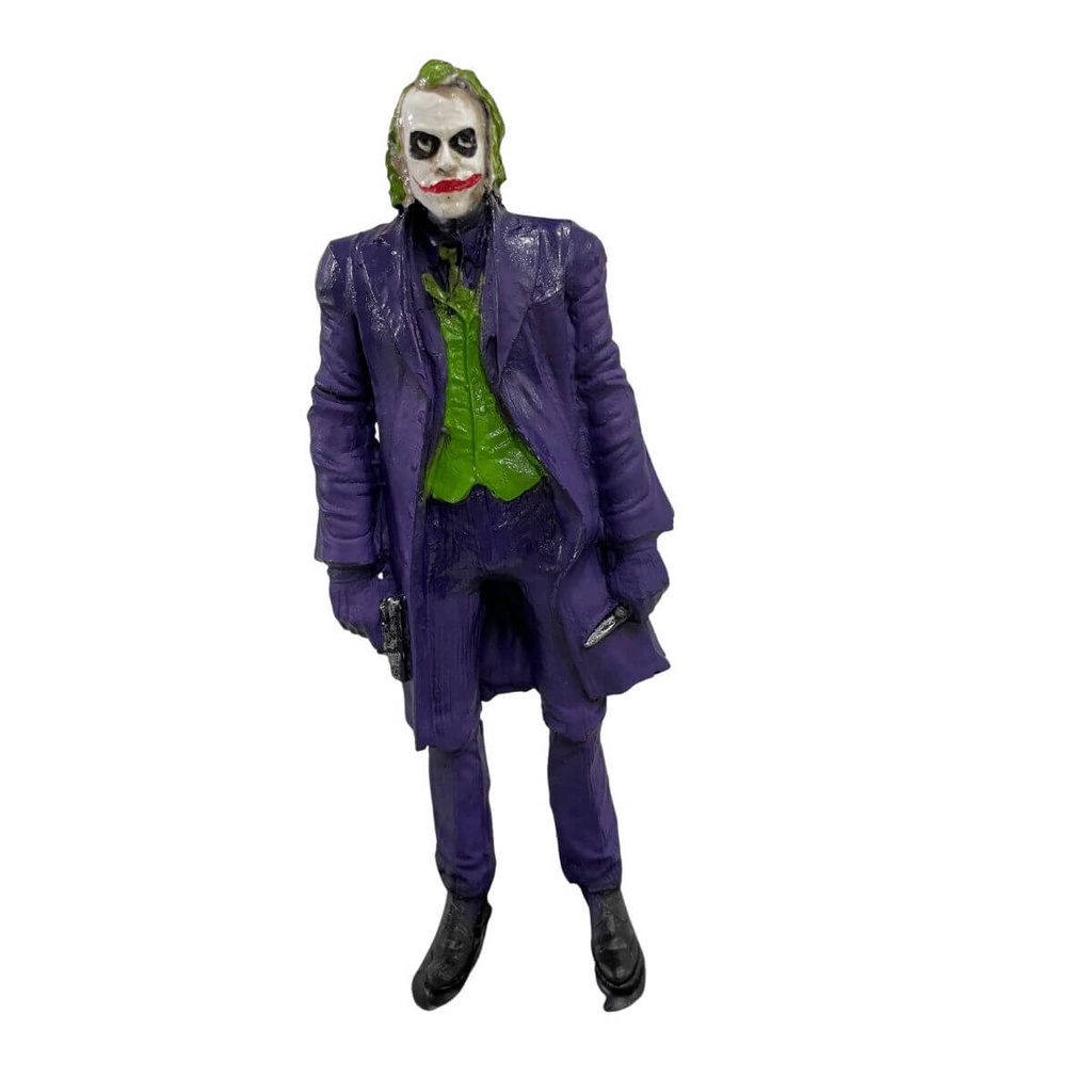 Boneco Estatueta DC Coringa Heath Ledger Resina 18cm | Shopee Brasil
