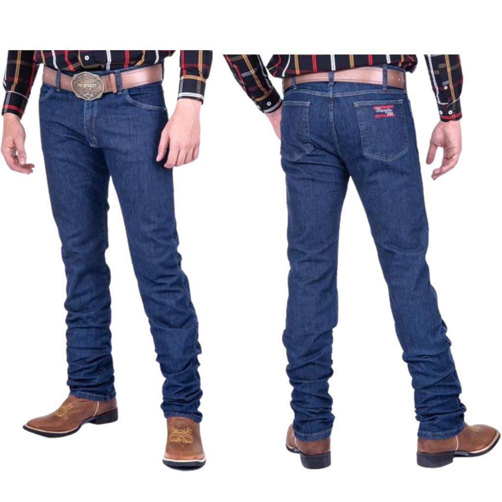 Calca Jeans Masculina Wrangler Waistband Country Original Com Lycra ...