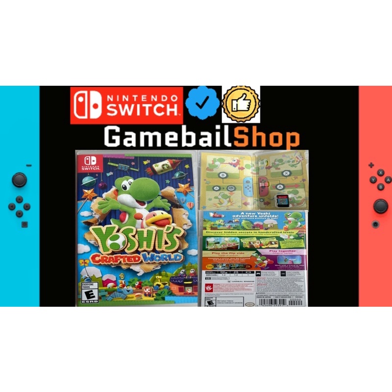 Nintendo Switch Game-Yoshi's Yoshi Yoshis Crafted World (US/EUR/English ...