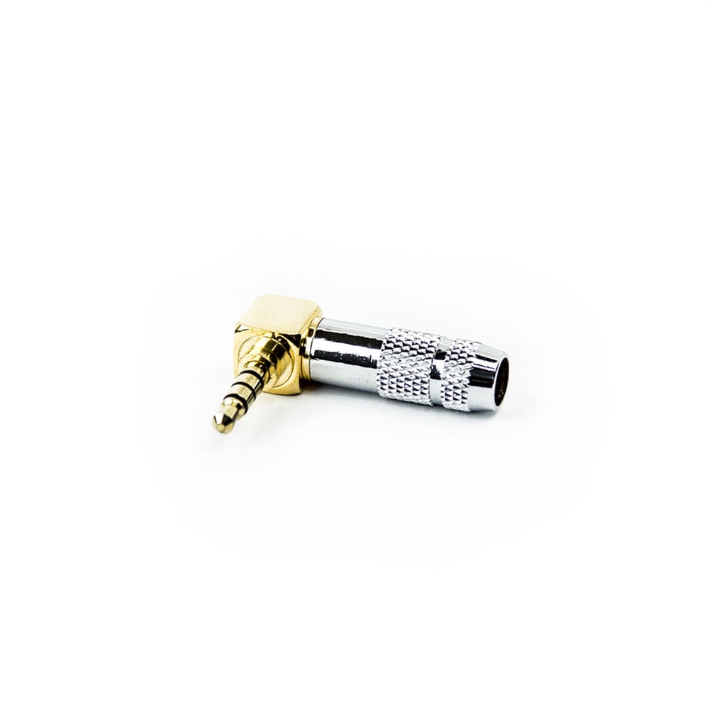 Conector Plug P3 90 Graus Profissional | Shopee Brasil