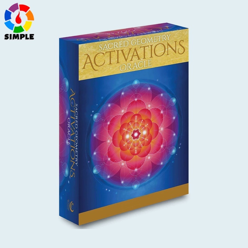 Sacred Geometry Activations Oraclebook and Deck Card Game | Shopee Brasil