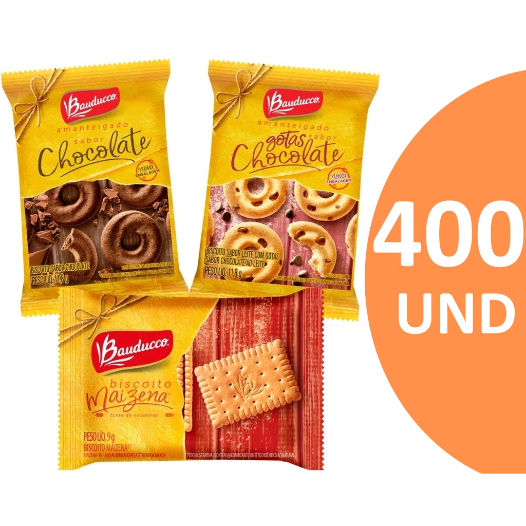 Biscoito Bolacha Sache Bauducco Sabores Sortidos Maizena 400 | Shopee ...