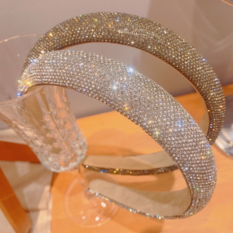 Bandas De Cabelo Rhinestone Para Mulheres Fashion Girls Sparkly Headband Hair Hoop Party ...