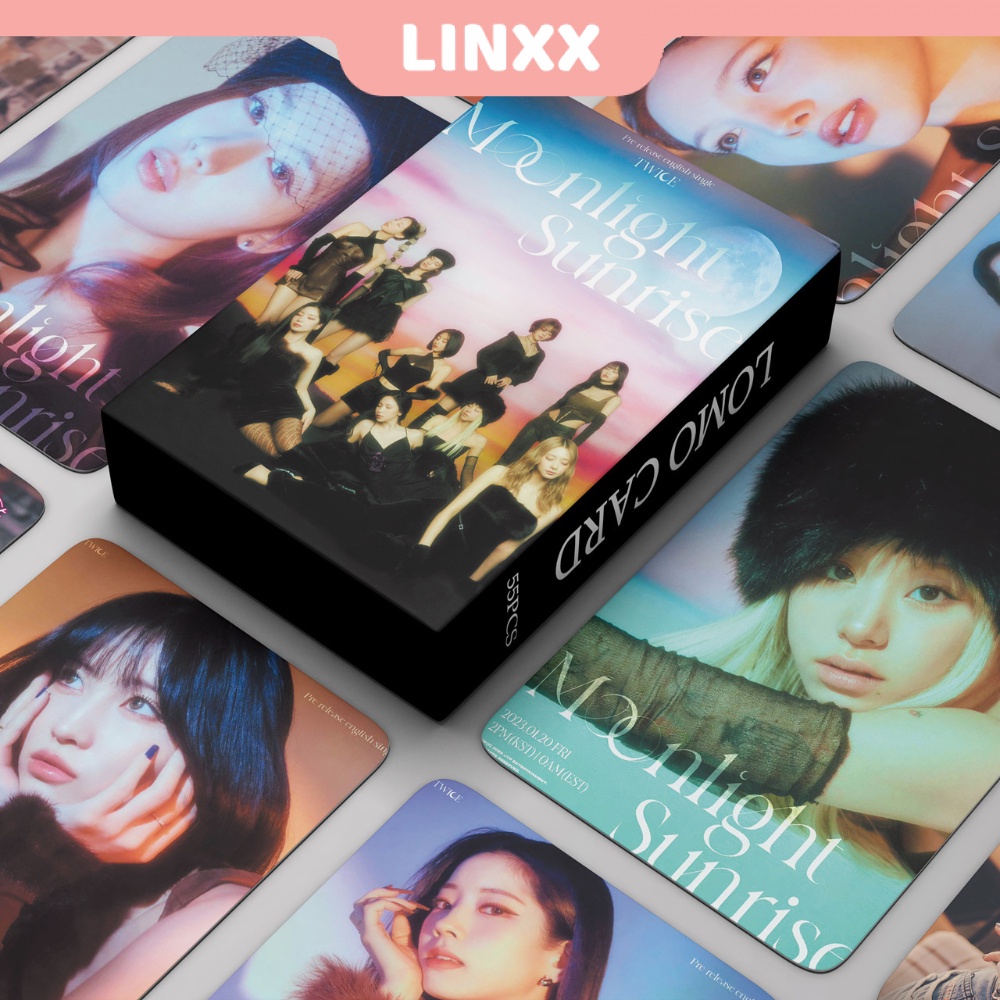 LINXX 55 Pcs TWICE MOONLIGHT 2023 Álbum Lomo Card Kpop Photocard Cartão ...