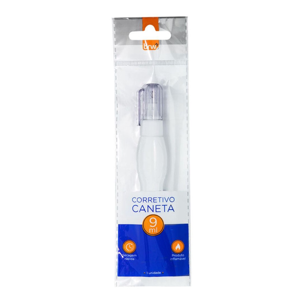 Corretivo Caneta 9 ml Blister c/ 1 Un BRW | Shopee Brasil