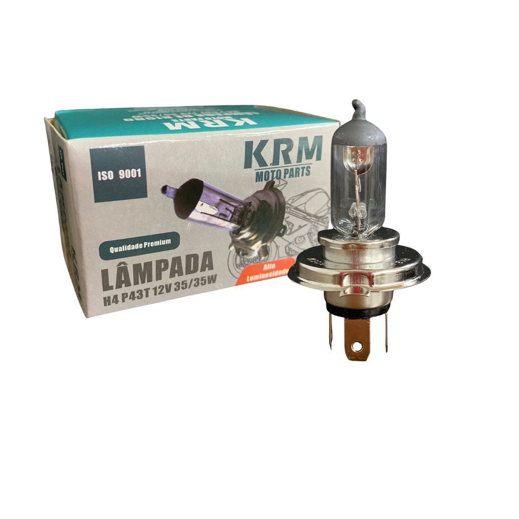 Lampada Farol Biodo H4 KRM Alta Luminosidade | Shopee Brasil