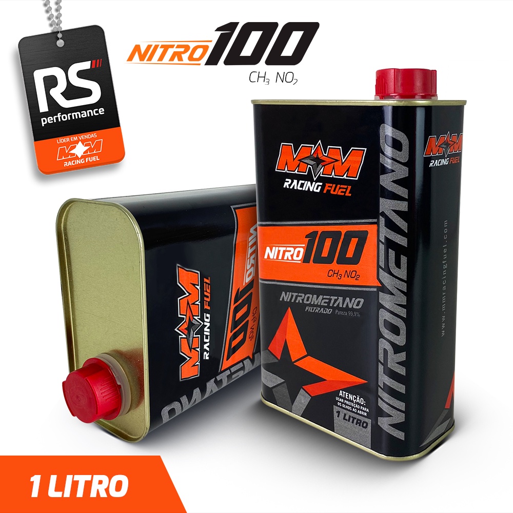 Lata Nitrometano 99,9% Puro Mm Racing Fuel 1 Litro | Shopee Brasil