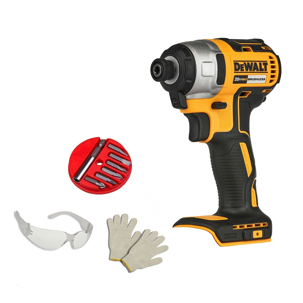 Dewalt Pistola Impacto Parafusadeira E Chave De Impacto 1/4" Bateria 20v Max Dewalt Dcf887b-b3 ...