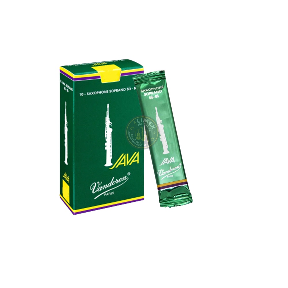Palheta Vandoren Java Sax Soprano Numerações 1,5-2,0-2,5-3,0-3,5 ...