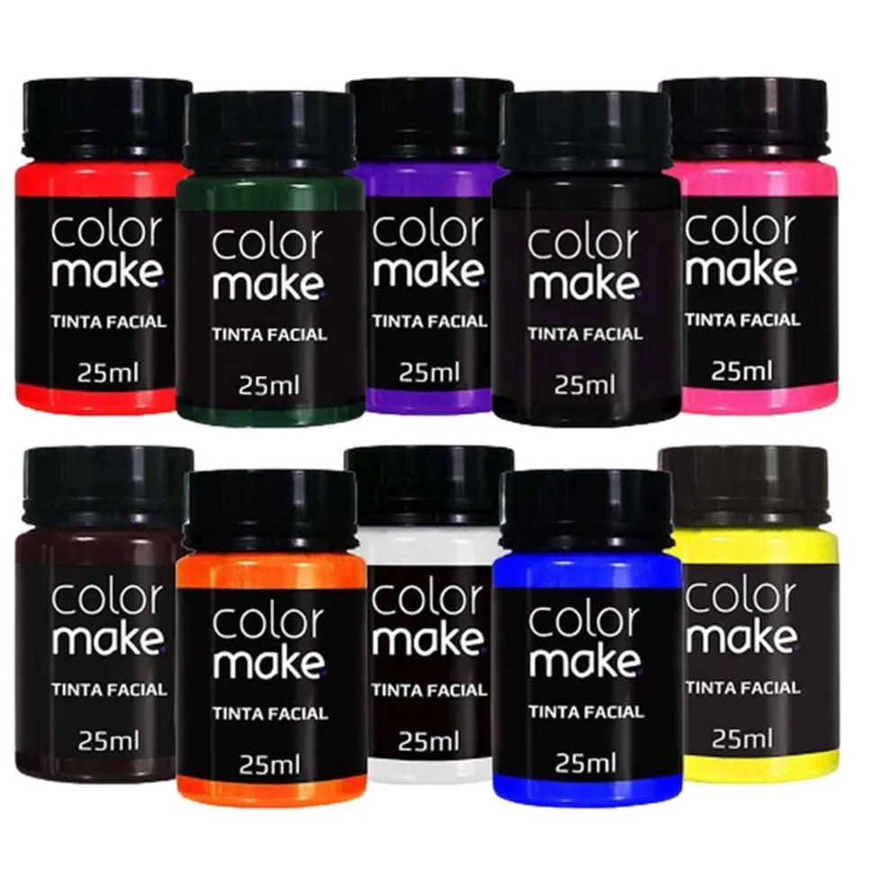 Tinta/Blush Cremosa Facial/Corporal Pintura Artistica Infantil Kids ...