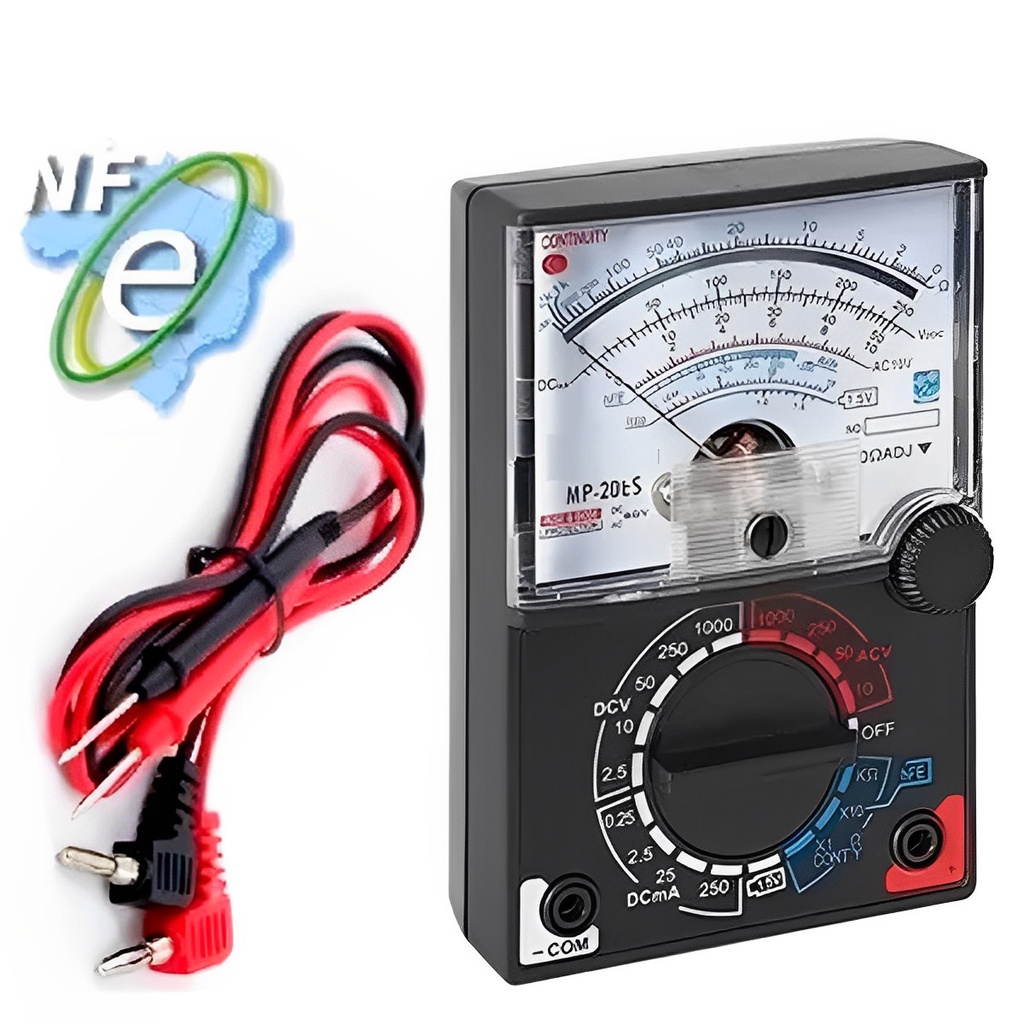 Multímetro Analógico Portátil CAT II MP20-ES Pronta Entrega | Shopee Brasil