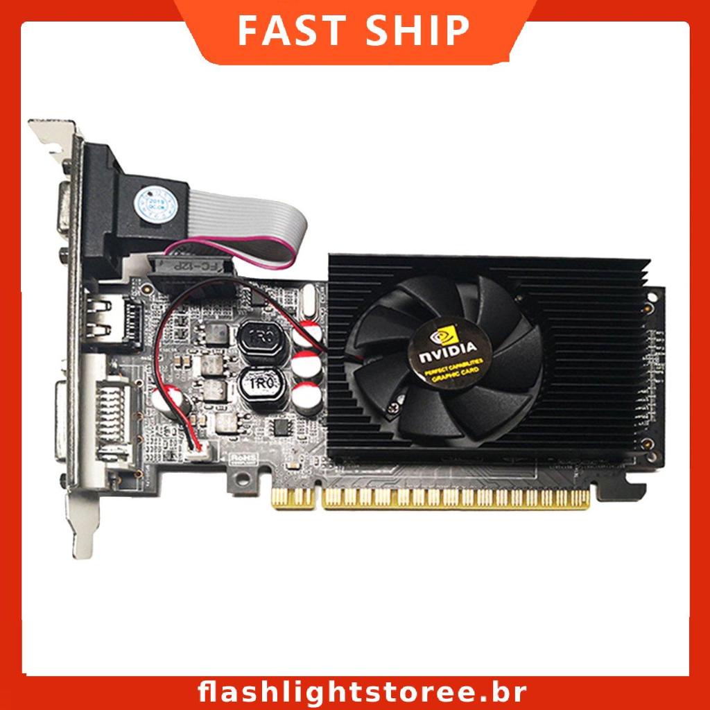 Placa Gráfica GT730 2GB Placa Gráfica 64Bit GDDR3 GT 730 D3 Placas de ...