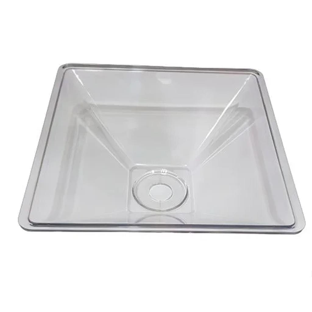 Cuba De Acilico Transparente Quadrada Banheiro 30cm | Shopee Brasil