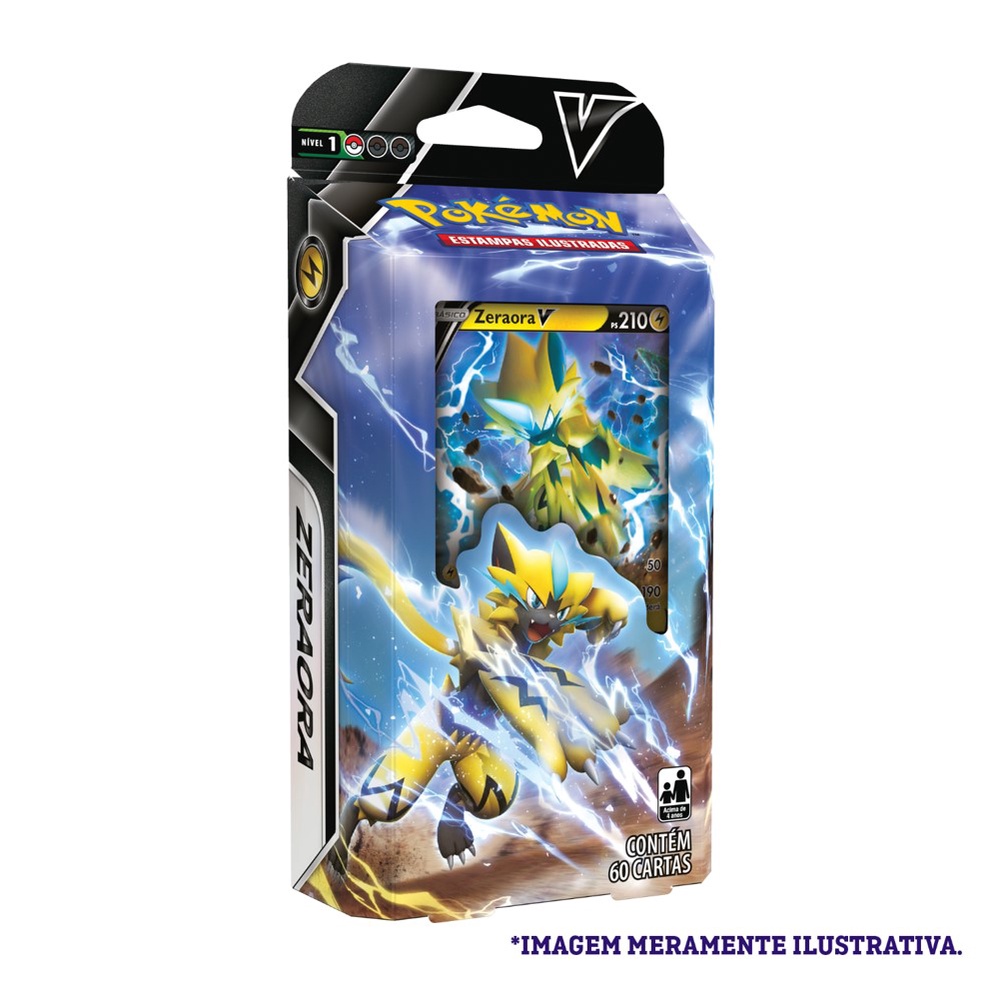 Pokémon TCG Baralho de Batalha Zeraora V - Copag | Shopee Brasil