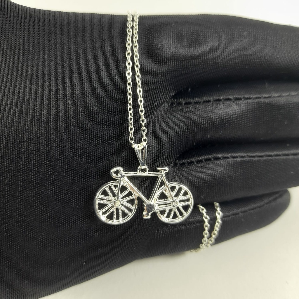 Colar Corrente Bike Bicicleta Ciclista Discreto | Shopee Brasil