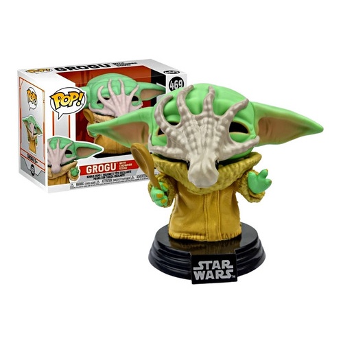 Boneco Funko Pop! Mandalorian Baby Yoda Grogu Chowder 469 | Shopee Brasil