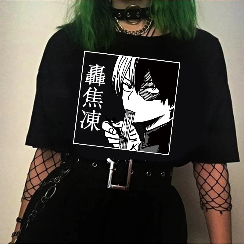 Camiseta Basica Camisa Shoto Todoroki Ramen Japanese Boku No Hero ...