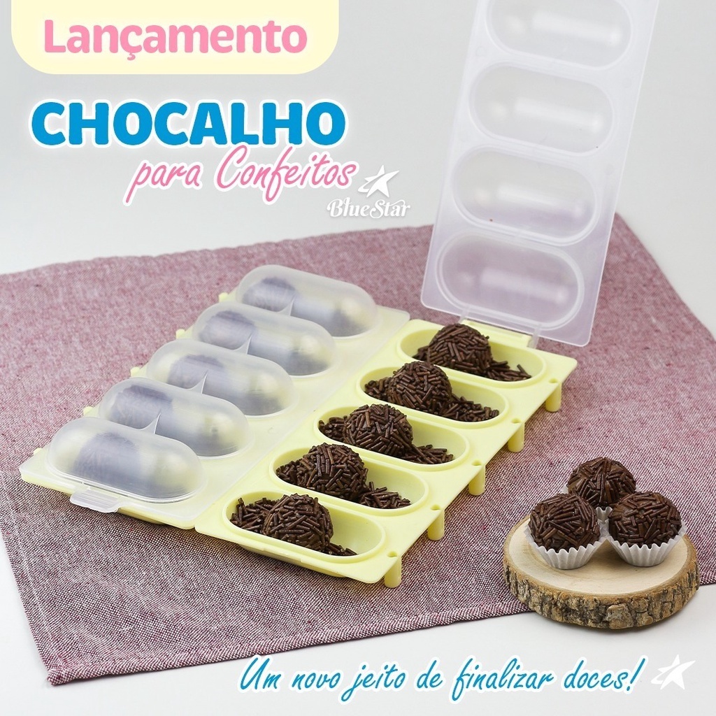Chocalho para Confeitos Amarelo 5 Cavidades (Blue Star) | Shopee Brasil