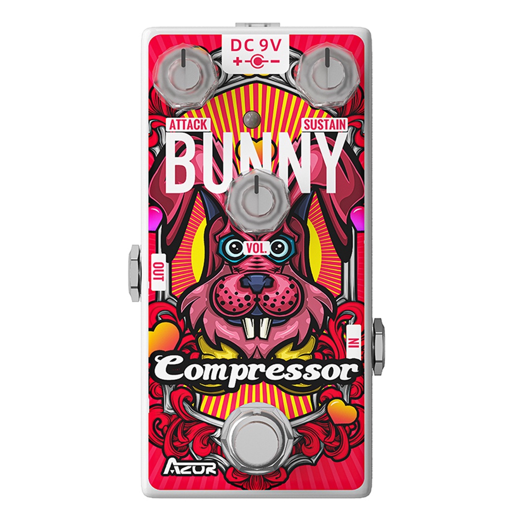 12 Zodiac Series AZOR AP-510 Bunny Compressor Guitarra Efeito Pedal ...