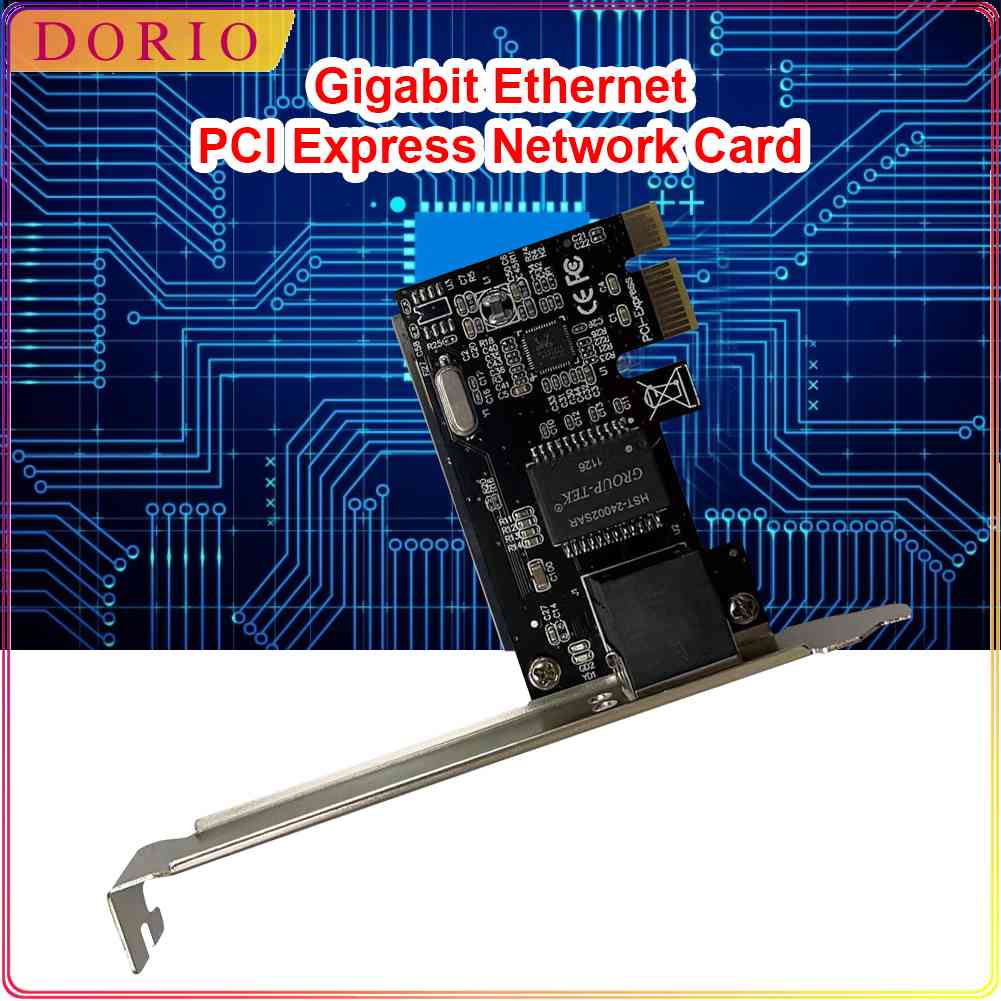 Placa De Rede Gigabit Ethernet PCI Express RJ45 Adaptador LAN Para PC ...