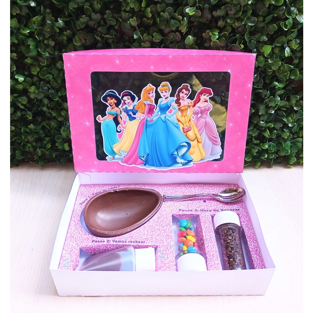 kit com 10 caixas kit mini confeiteiro PRINCESAS | Shopee Brasil