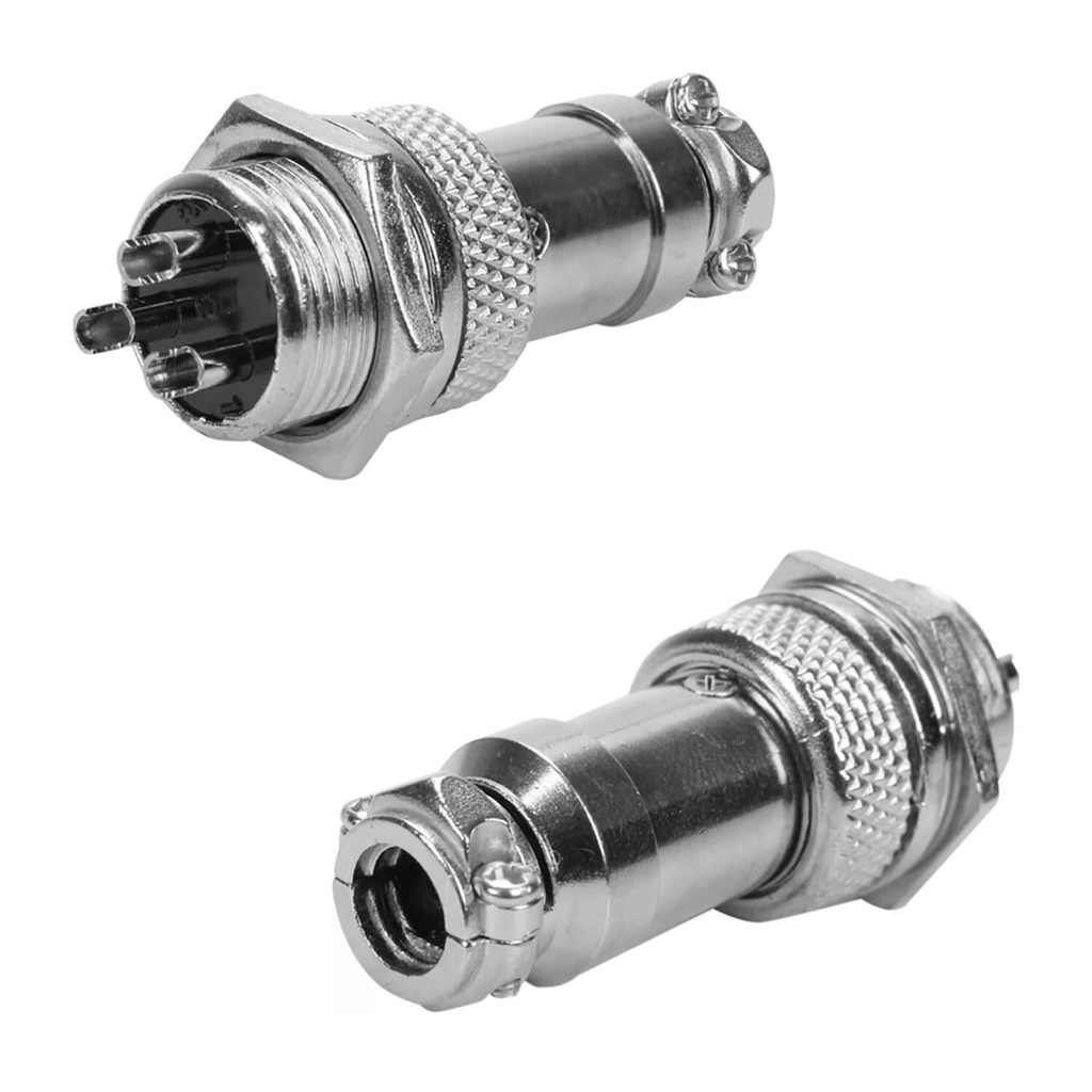 5x Conjunto Plug Conector Mike Kit Macho e Fêmea 3 Pinos - Desconto no ...