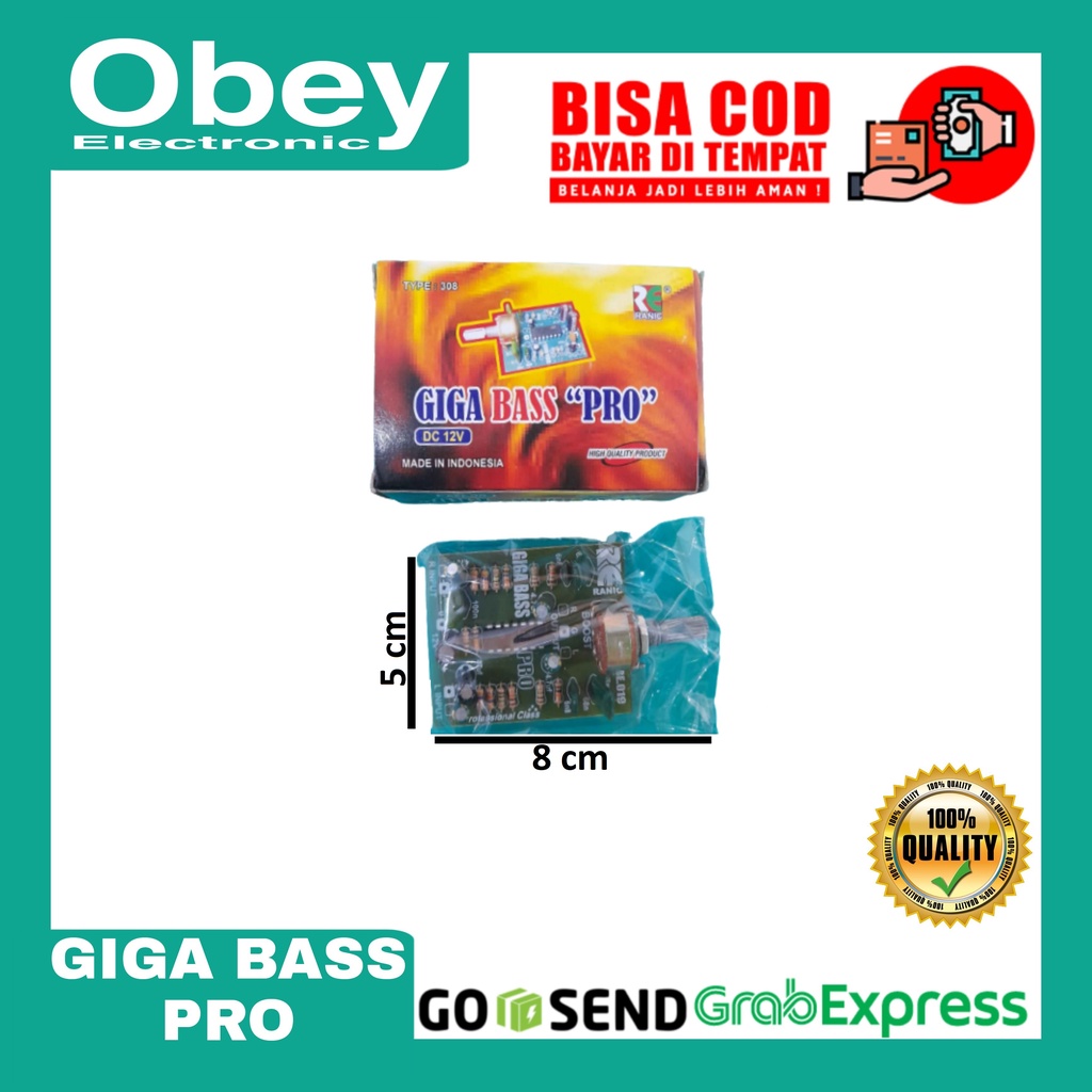 kit GIGA BASS PRO t308 . Melhorador De | Shopee Brasil