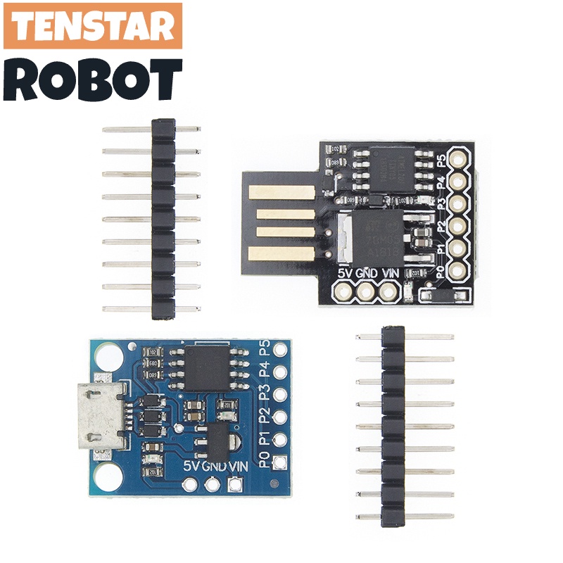 ATtiny ATtiny85 Digispark Kickstarter Micro USB Módulo De Desenvolvimento Para O ...