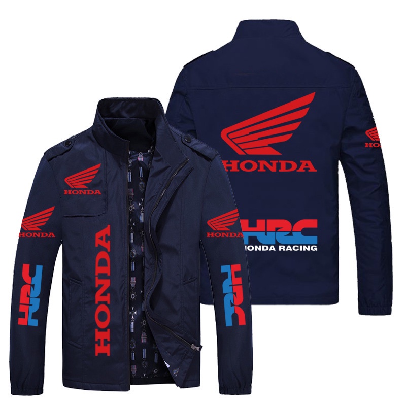 HONDA HRC LOGO Jacket Men Spring Autumn Pilot Men's Size Baseball ...