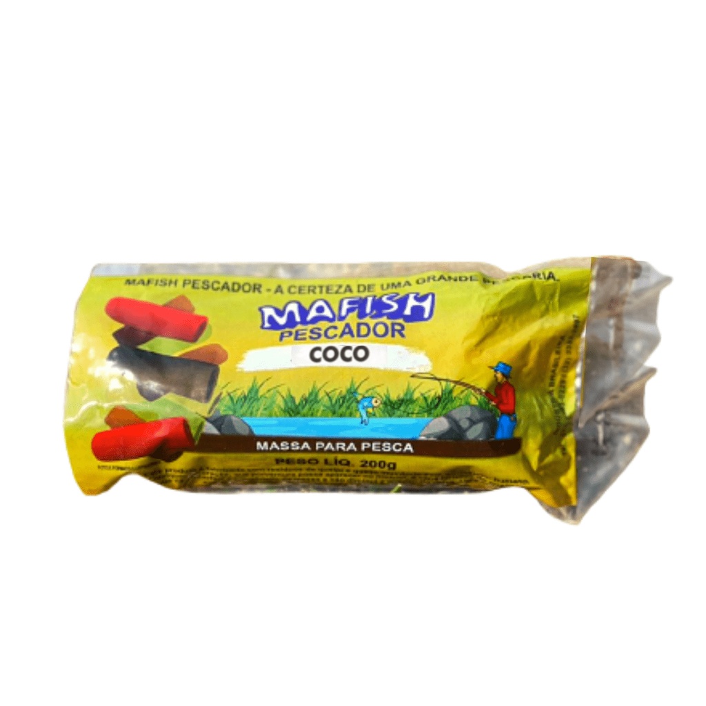 Mafish Coco Fedidinha 200g Pesqueiro Massa de Pesca | Shopee Brasil
