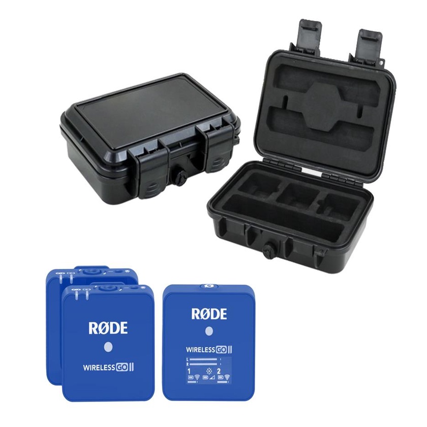 Hard Case Plastico p/ Microfone Sistema Sem Fio Rode Wireless Go,Synco ...