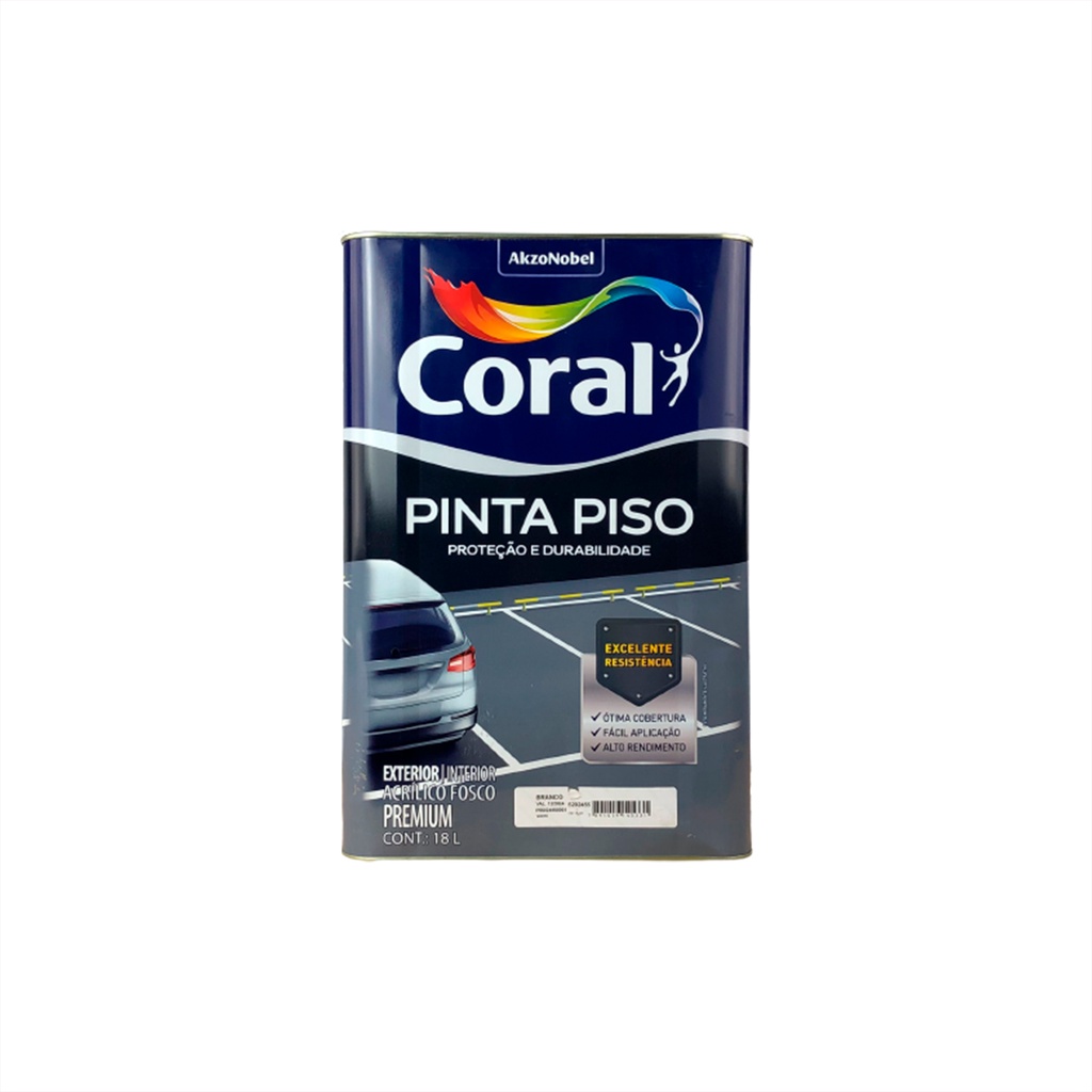 Tinta Pinta Piso 18 Litros Coral Cor Concreto | Shopee Brasil