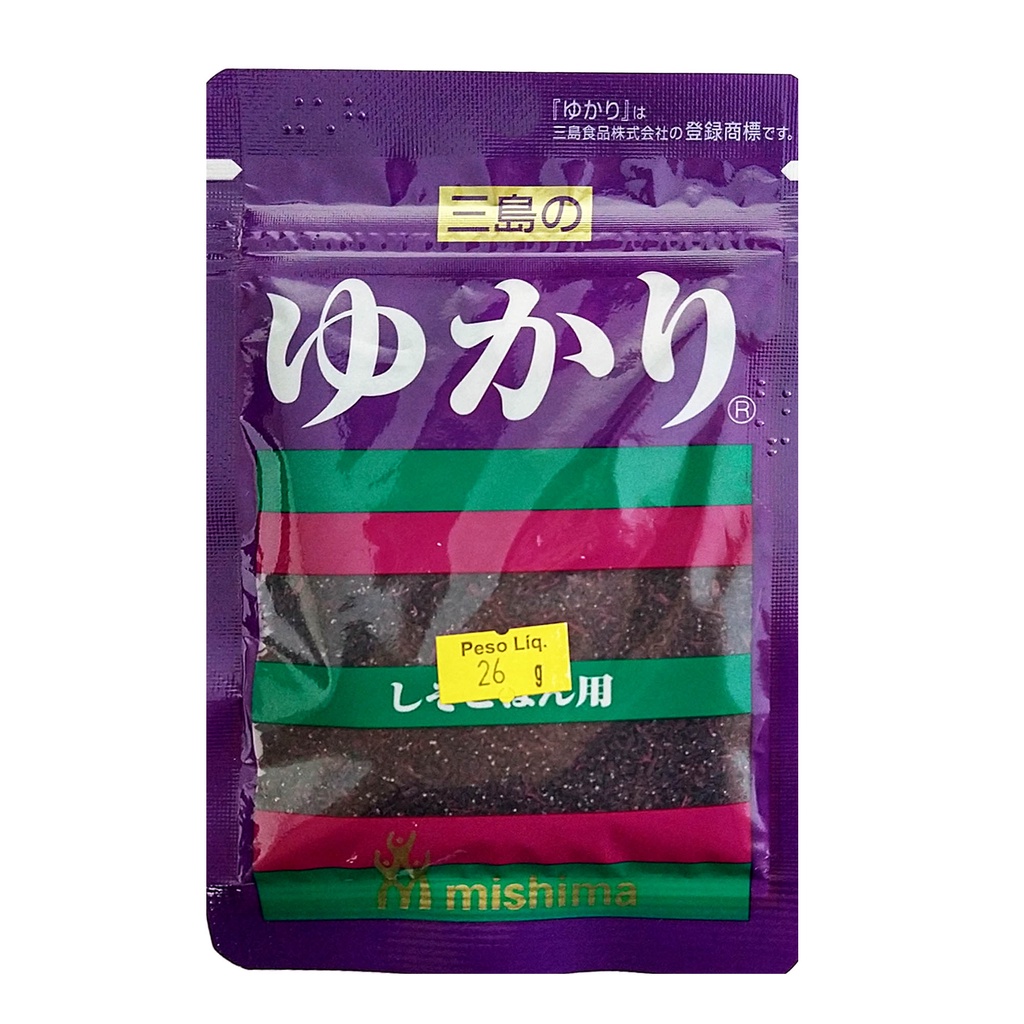Furikake Tempero Arroz Shiso Gohan Yukari Mishima 22g | Shopee Brasil