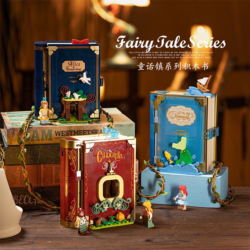 Ready Stock Building Blocos Compatíveis Lego Fairy Tale Town Series ...