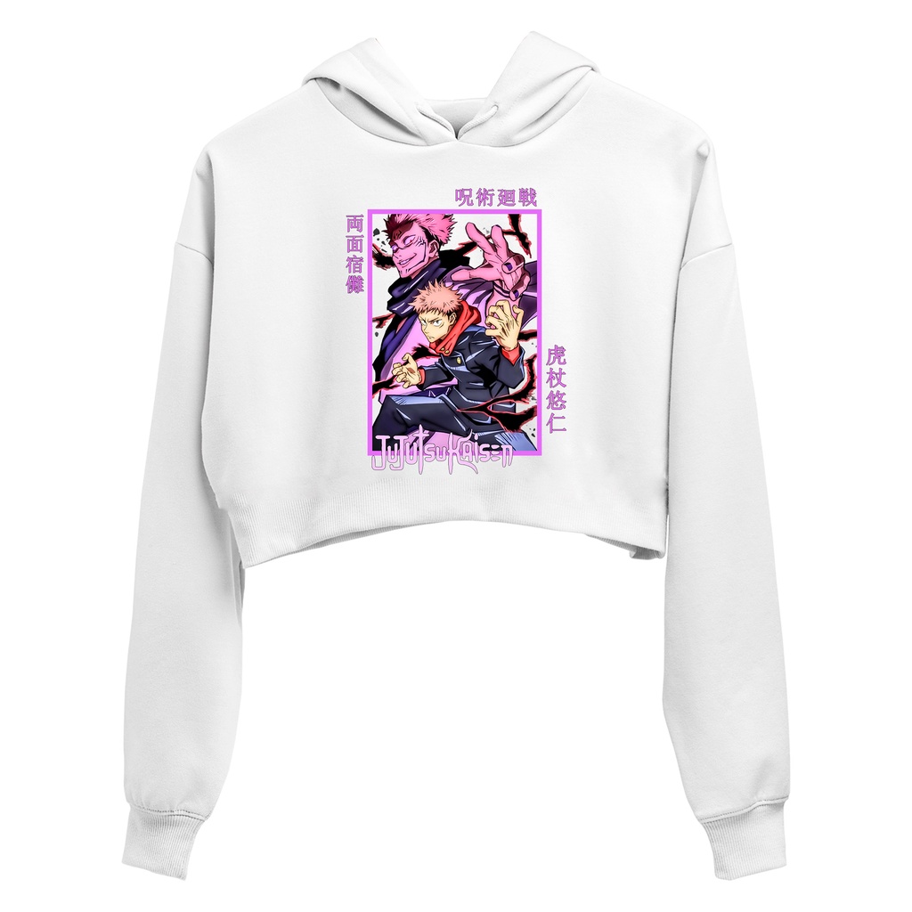 Moletom Cropped Jujutsu Kaisen Yuji Itadori Sukuna | Shopee Brasil