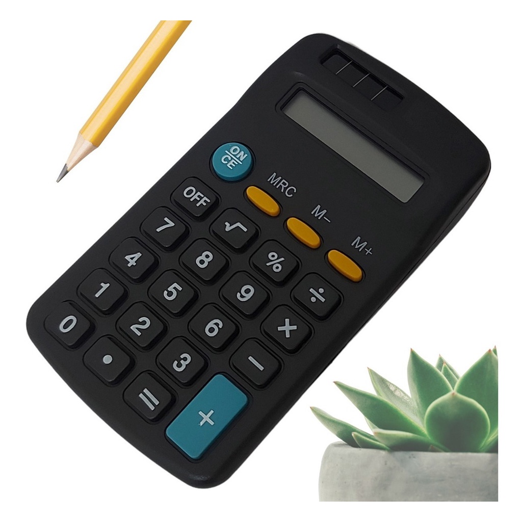 Calculadora De Bolso Portátil 8 Dígitos Display | Shopee Brasil