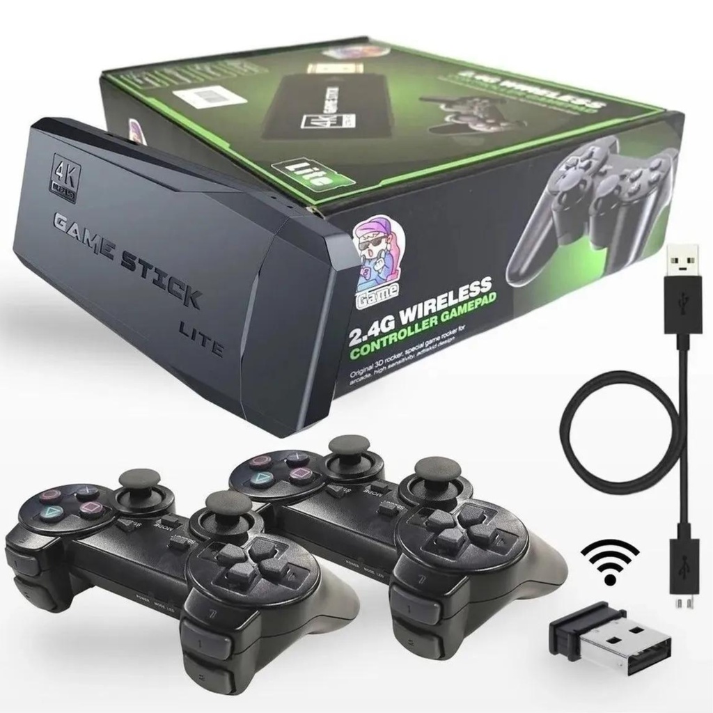 Video Game Stick Lite Ultra 4k Jogos Clássicos HDMI Sem Fio | Shopee Brasil